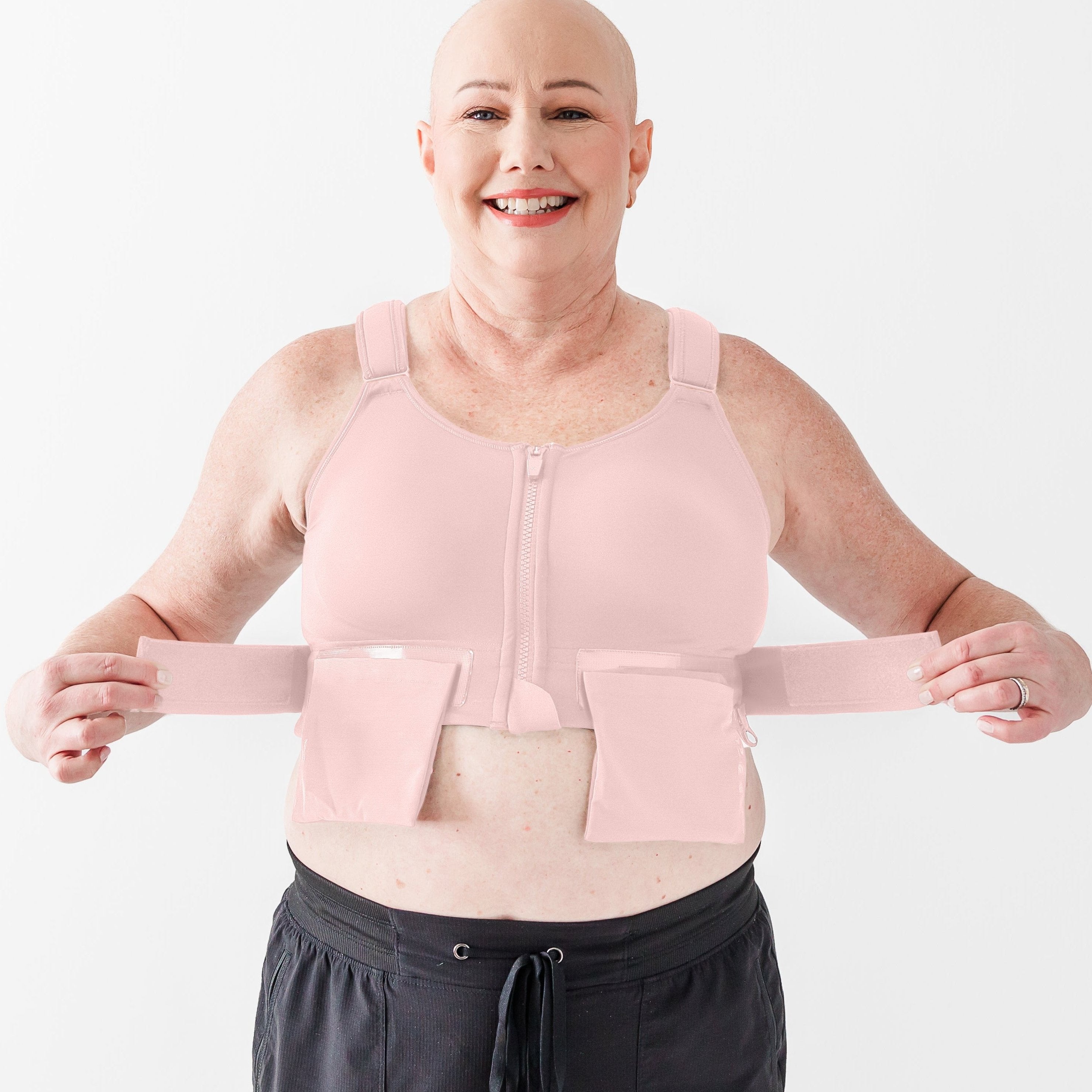 Blush Resilience Bra – Three Strands Recovery Wear